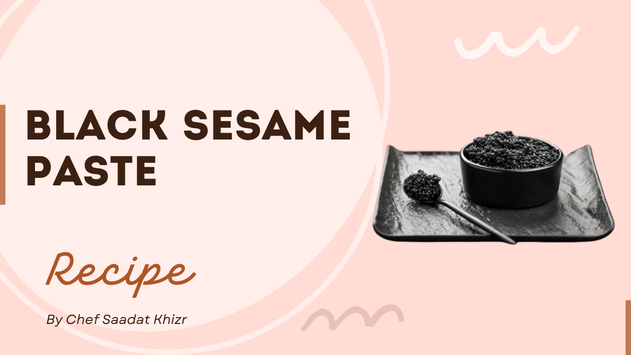 Black Sesame Paste Recipe - Recipe Royale