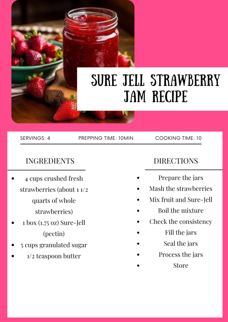 Sure Jell Strawberry Jam Recipe (A Classic Homemade) - Recipe Royale