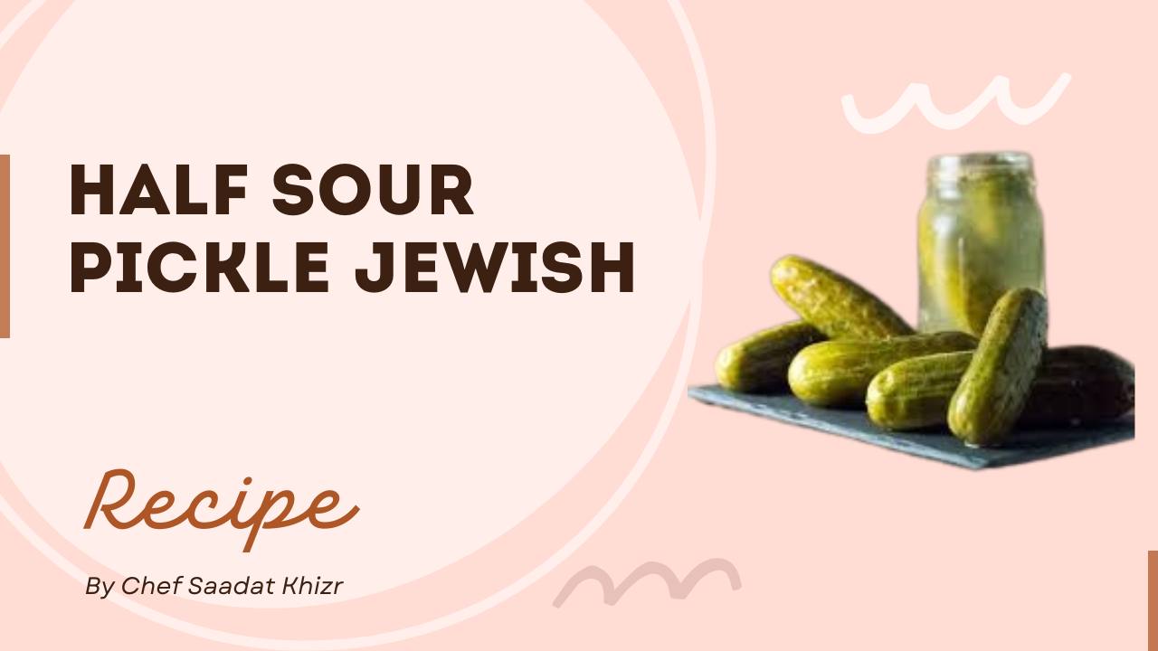 Half Sour Pickle Recipe Jewish - Recipe Royale
