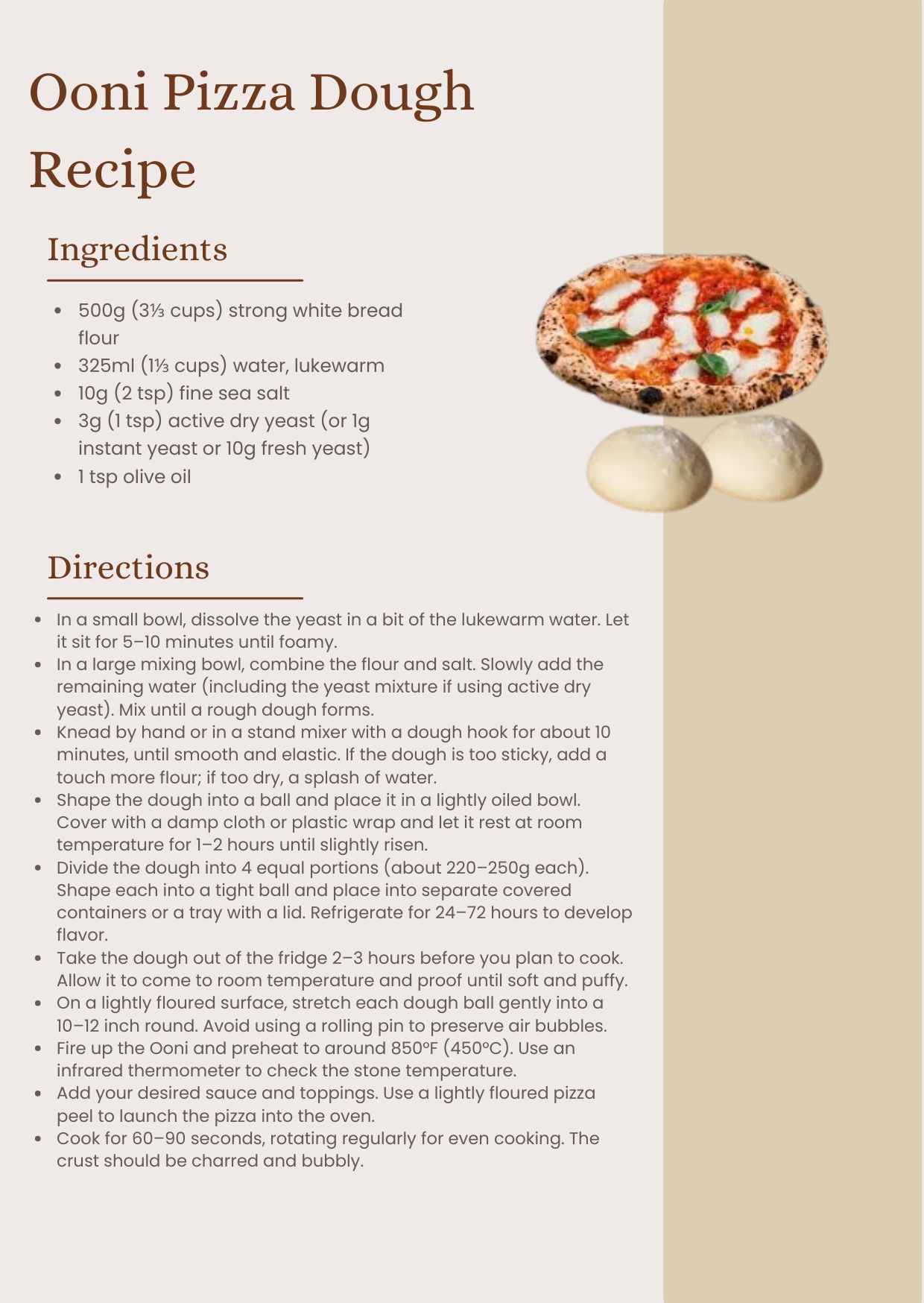 Ooni Pizza Dough Recipe - Recipe Royale
