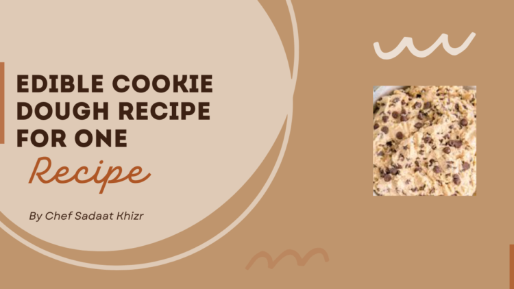 Edible Cookie Dough Recipe For One - Recipe Royale